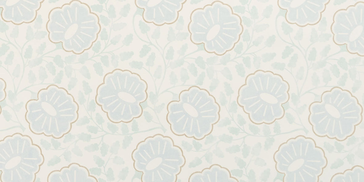 Christopher Farr Punch Paisley Standard Sky Wallpaper | 40% Off (Samples)