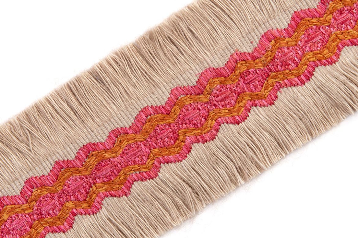 Christopher Farr Trapeze Hot Pink Trim | 40% Off (Samples)