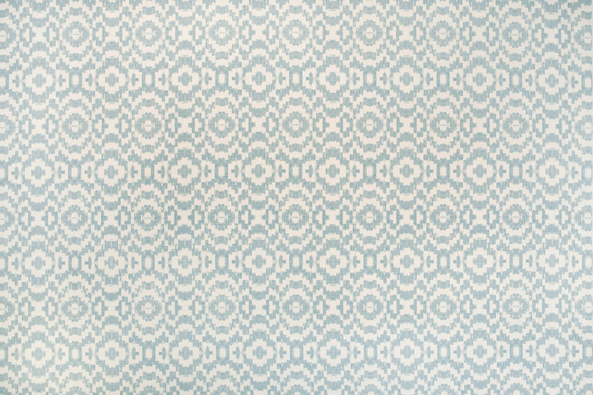 Christopher Farr Echo Indoor Printed Pale Blue Fabric | 40% Off (Samples)