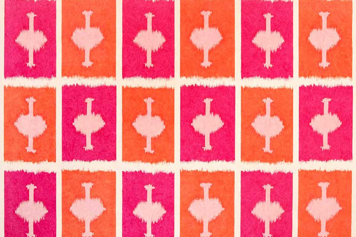 Christopher Farr Ozone Standard Fuchsia Wallpaper | 40% Off (Samples)