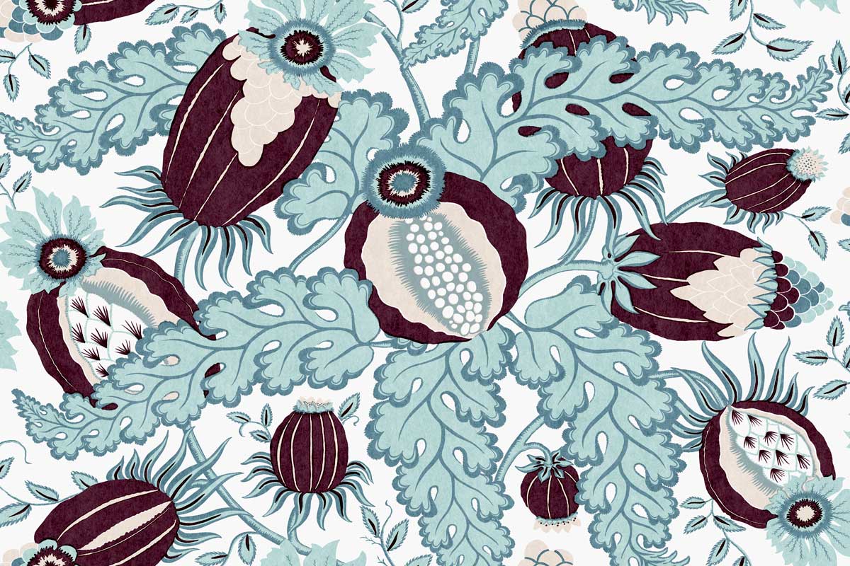 Christopher Farr Carnival Vinyl Mauve Wallpaper | 40% Off (Samples)