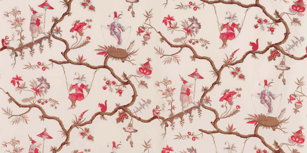 Le Manach Mikado Rouge L2804001 Fabric | 40% Off (Samples)