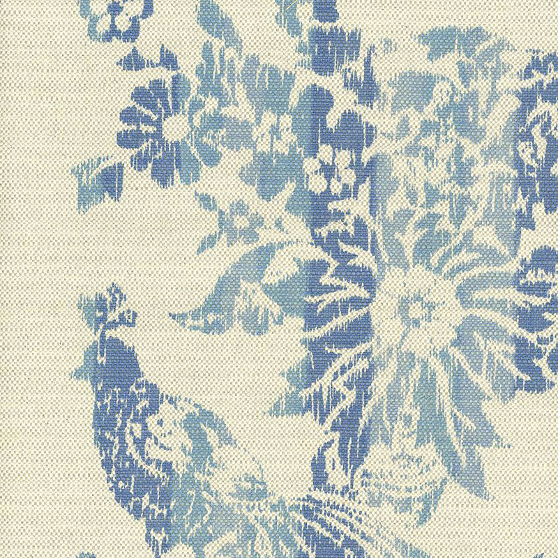 Schumacher Cooper House Ikat Indigo 1308000 Fabric | 40% Off (Samples)