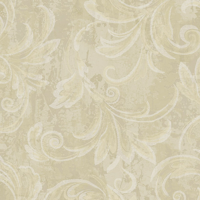 Seabrook Designs Scroll Navy, Silver, And Gray 2010102 Wallpaper | 40% ...