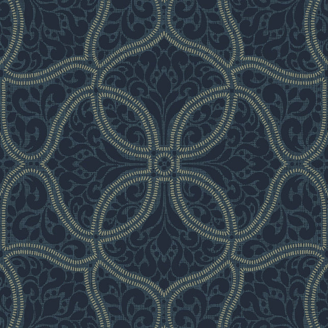 Seabrook Designs Scroll Trail Taupe And Ivory 2010707 Sample | 40% Off ...