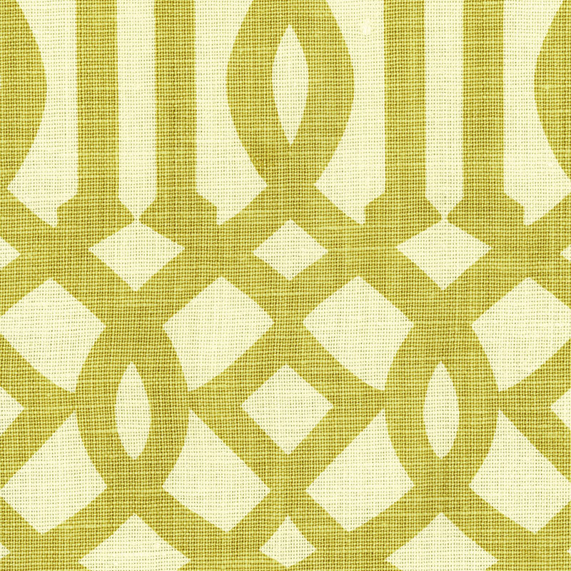 Schumacher Imperial Trellis Citrine/Ivory 2643762 Fabric | 40% Off ...