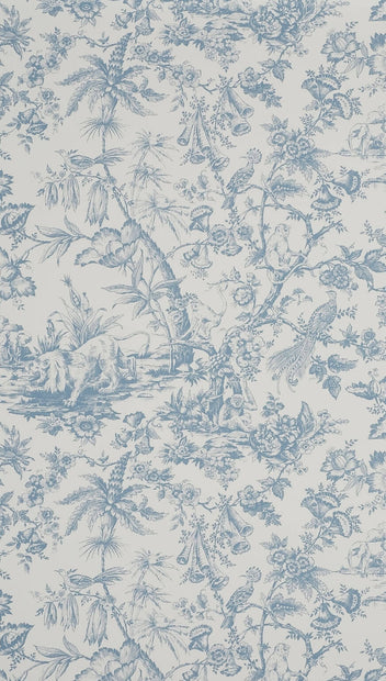 Boussac Oscar Blue W4982003 Wallpaper | 40% Off (Samples)