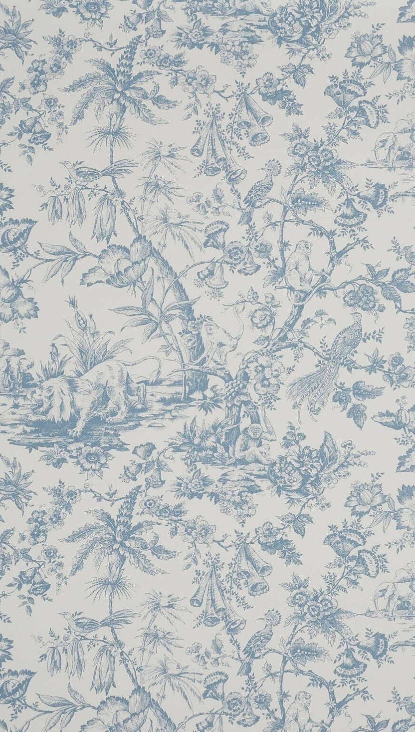 Boussac Oscar Blue W4982003 Wallpaper | 40% Off (Samples)