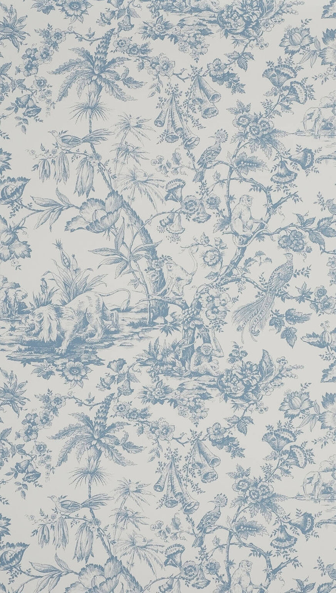 Boussac Oscar Blue W4982003 Wallpaper | 40% Off (Samples)