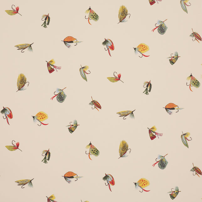 Schumacher Fly Fishing Ivory 5016990 Wallpaper | 40% Off (Samples)