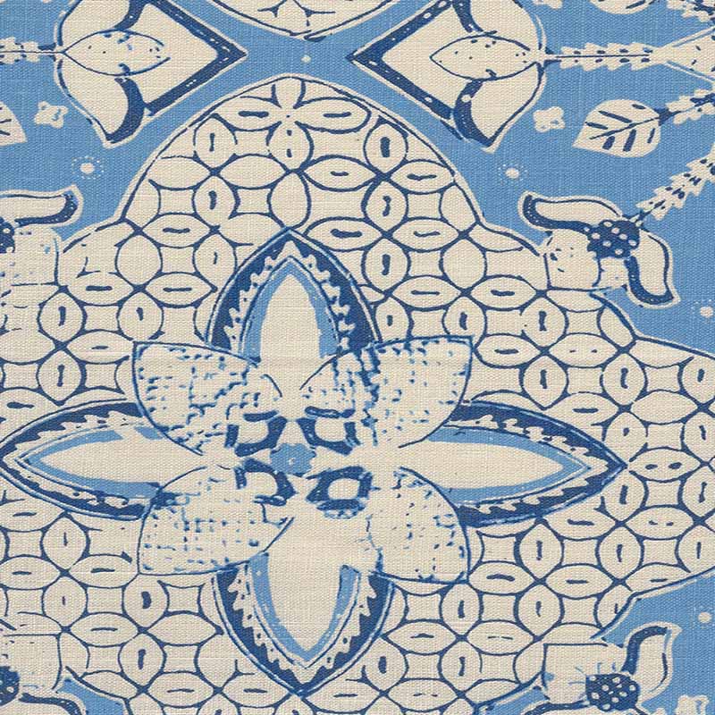 China Seas New Batik French Blue Navy 6430T Fabric | 40% Off (Samples)