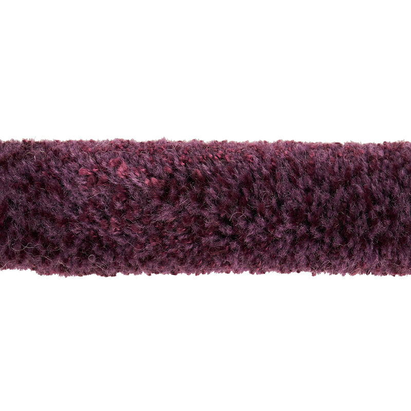Schumacher Tuft Braid Tape Aubergine 79732 Trim | 40% Off (Samples)