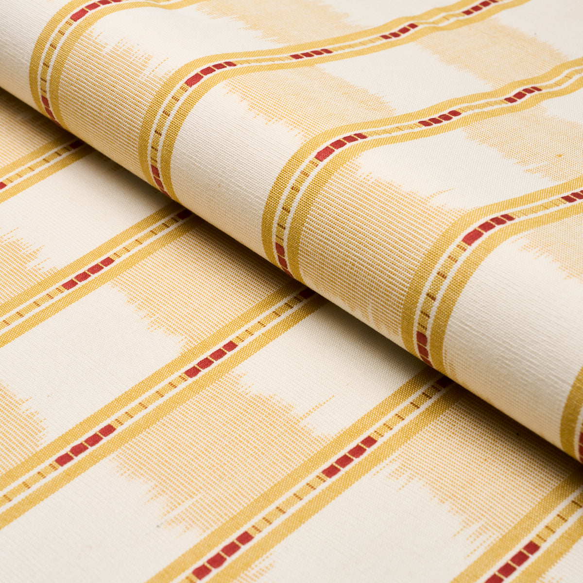 Schumacher Faye Ikat Ochre 84710 Fabric | 40% Off (Samples)