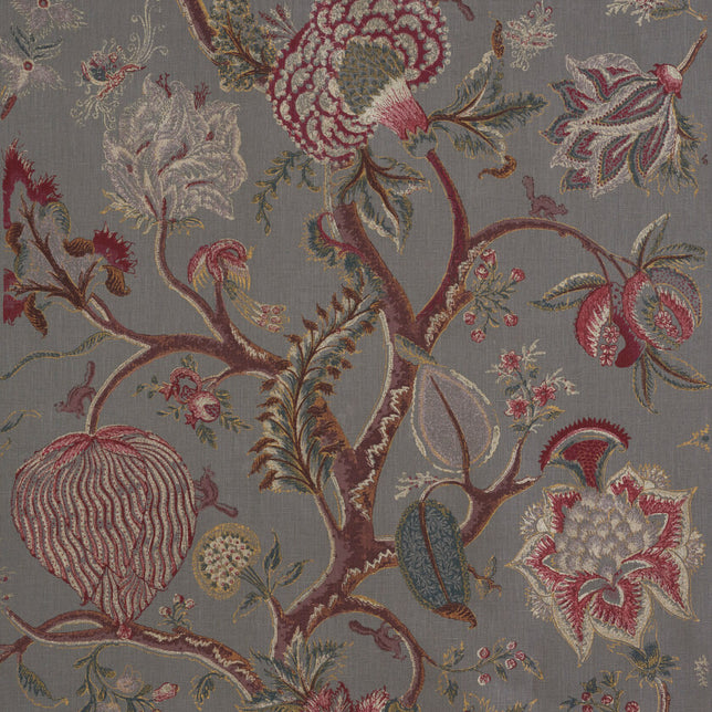 Braquenie Le Grand Corail Imprime A La Planche De Bois Blanc B7612001 ...