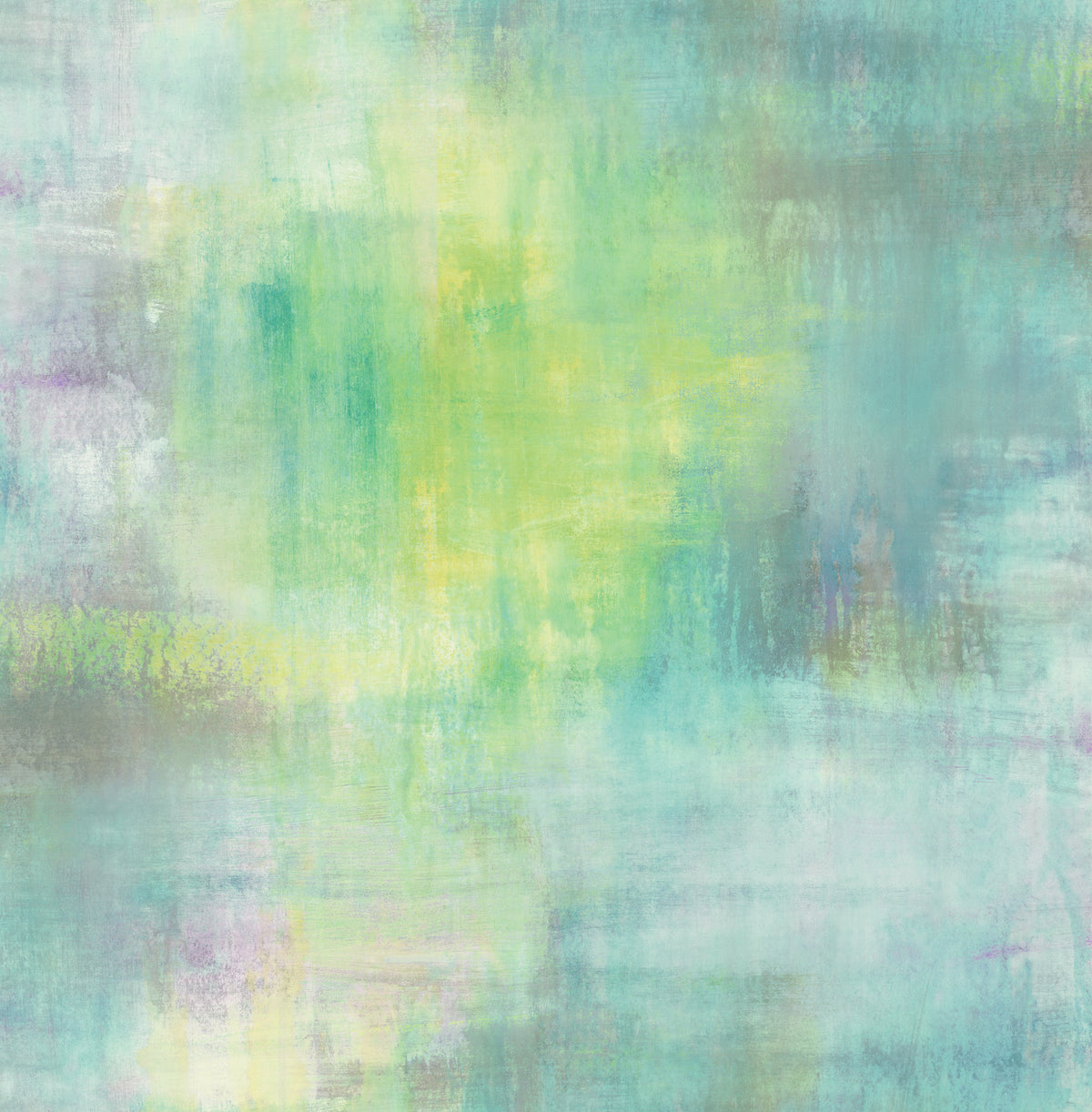 Seabrook Designs Pastel Wash Lime Green, Teal, & Purple Haze AH40119 ...
