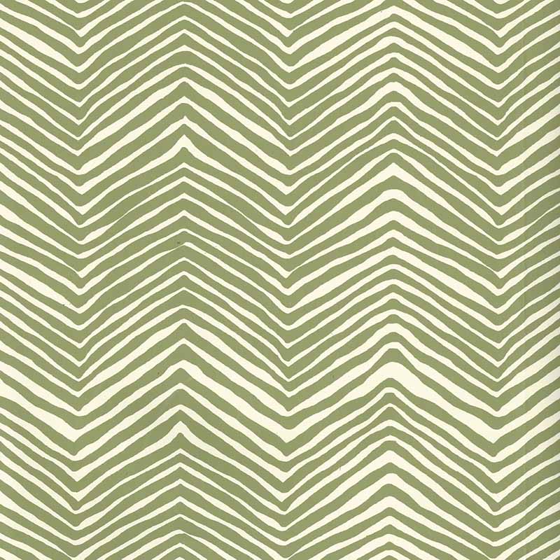 Alan Campbell Petite Zig Zag Jungle Green AP303-32 Wallpaper | 40% Off ...