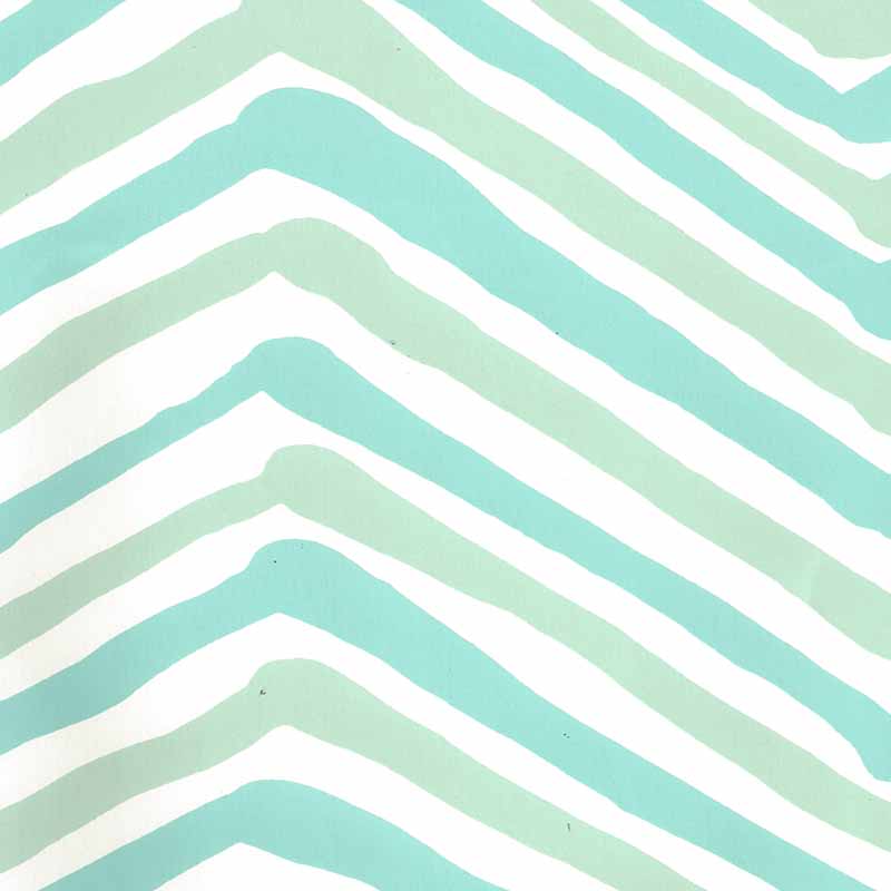 Alan Campbell Zig Zag Multicolor Aqua Light Turquoise AP950-07 ...