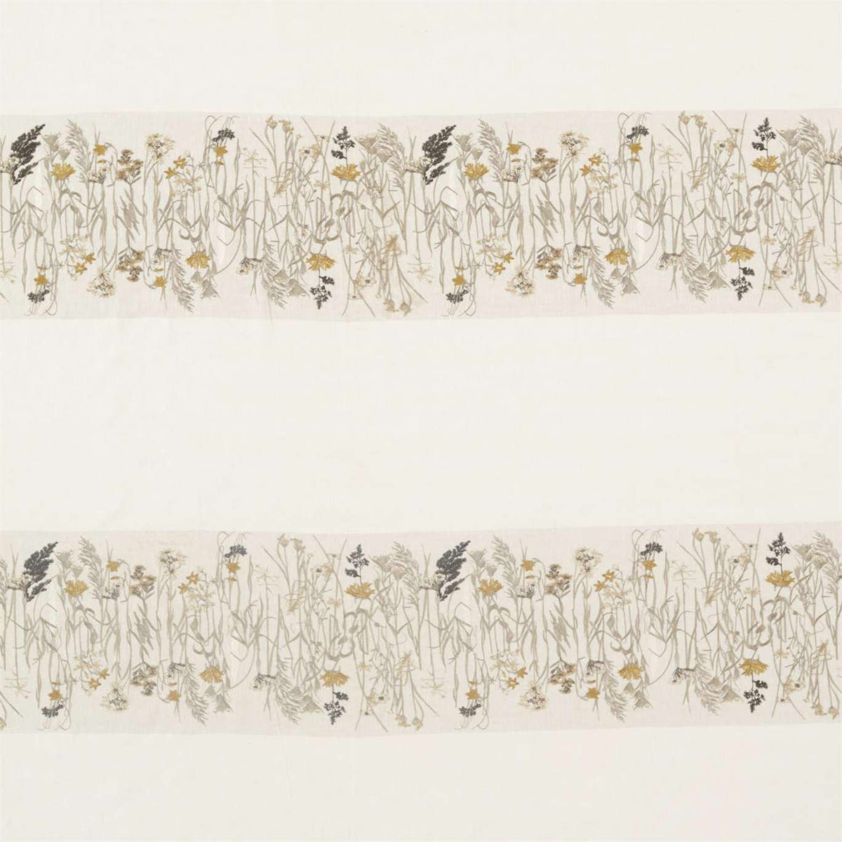 Sanderson Pressed Flowers Sable/Corn DEBB236555 Sample | 40% Off (Samples)