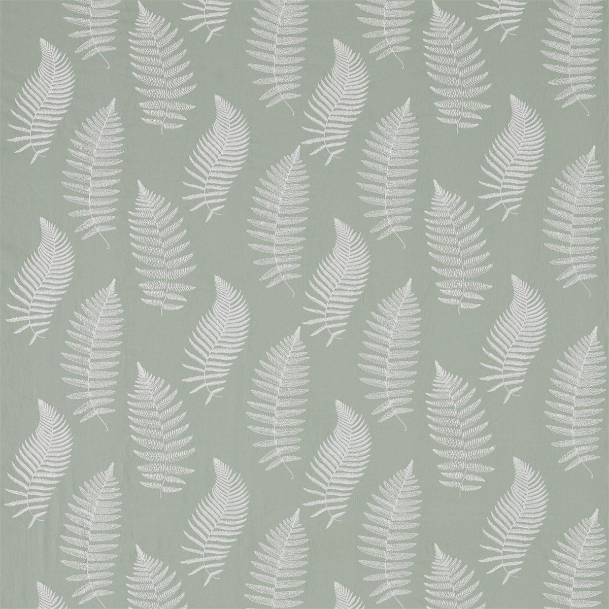 Sanderson Fern Embroidery Mist DWOW235606 Sample | 40% Off (Samples)