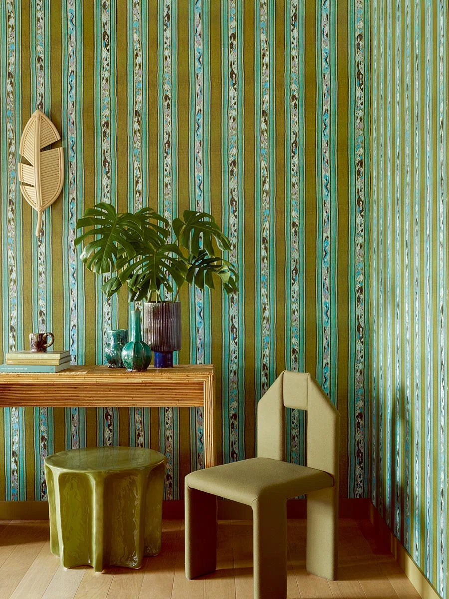 Pierre Frey Angara Ocean FP121001 Wallpaper | 40% Off (Samples)