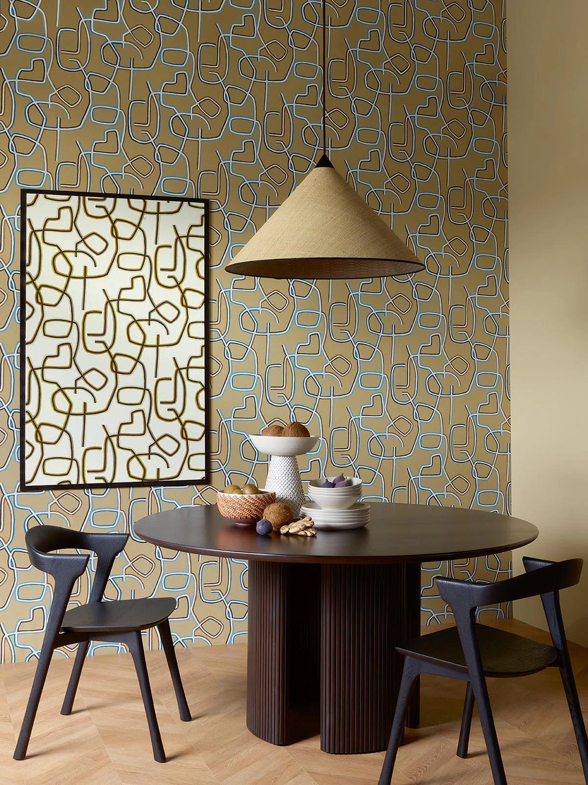 Pierre Frey Graphic Sable FP070002 Wallpaper | 40% Off (Samples)