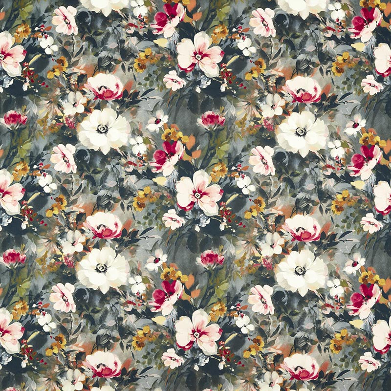 Clarke & Clarke Rugosa Noir Velvet F1574/02.CAC.0 Fabric | 40% Off ...