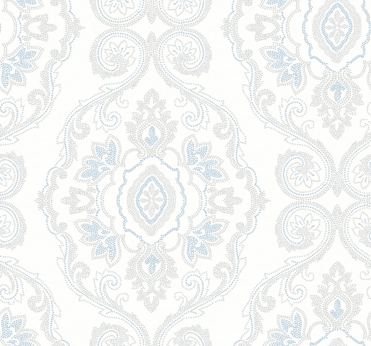 Seabrook Designs Nautical Damask Blue Oasis MB30302 Wallpaper | 40% Off ...