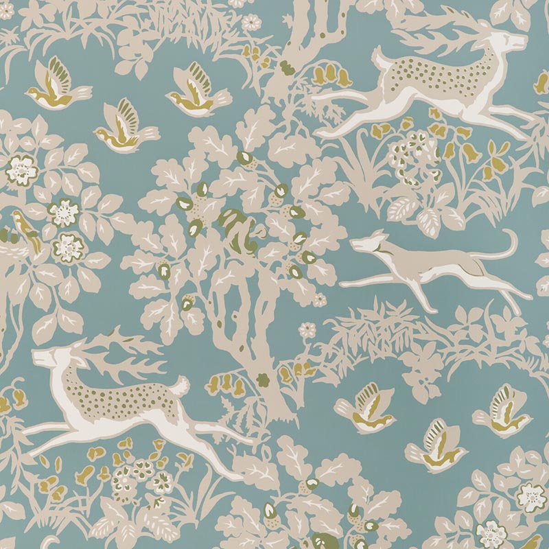 Lee Jofa Mille Fleur Wp Lake P2017104.353.0 Wallpaper | 40% Off (Samples)