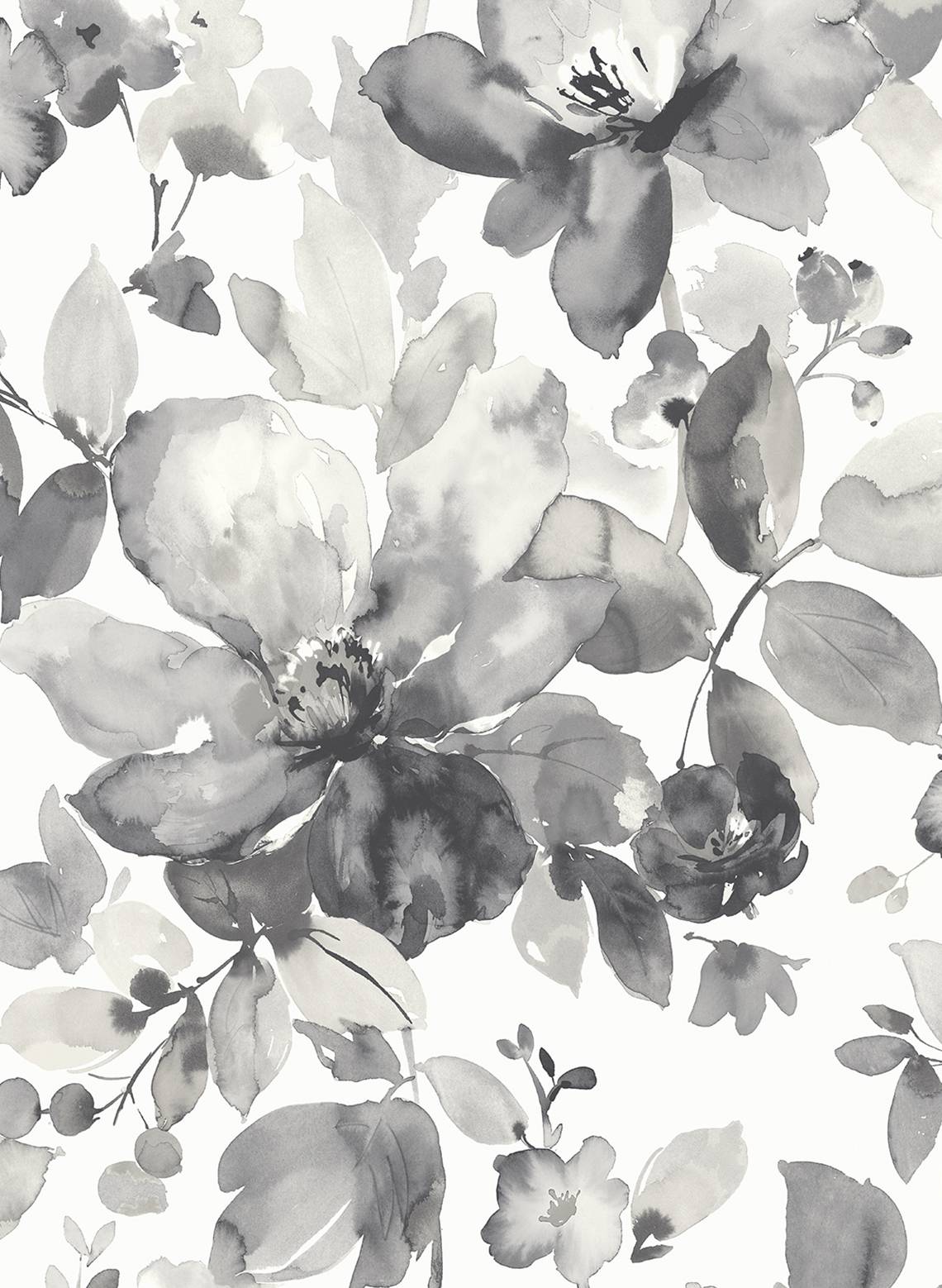 Seabrook Designs Watercolor Garden Inkwell PR12700 Wallpaper | 40% Off ...
