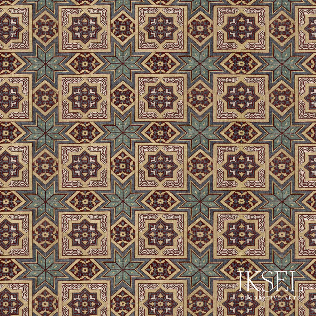 Schumacher Alhambra Checks Original RF907CS01 Fabric | 40% Off (Samples)