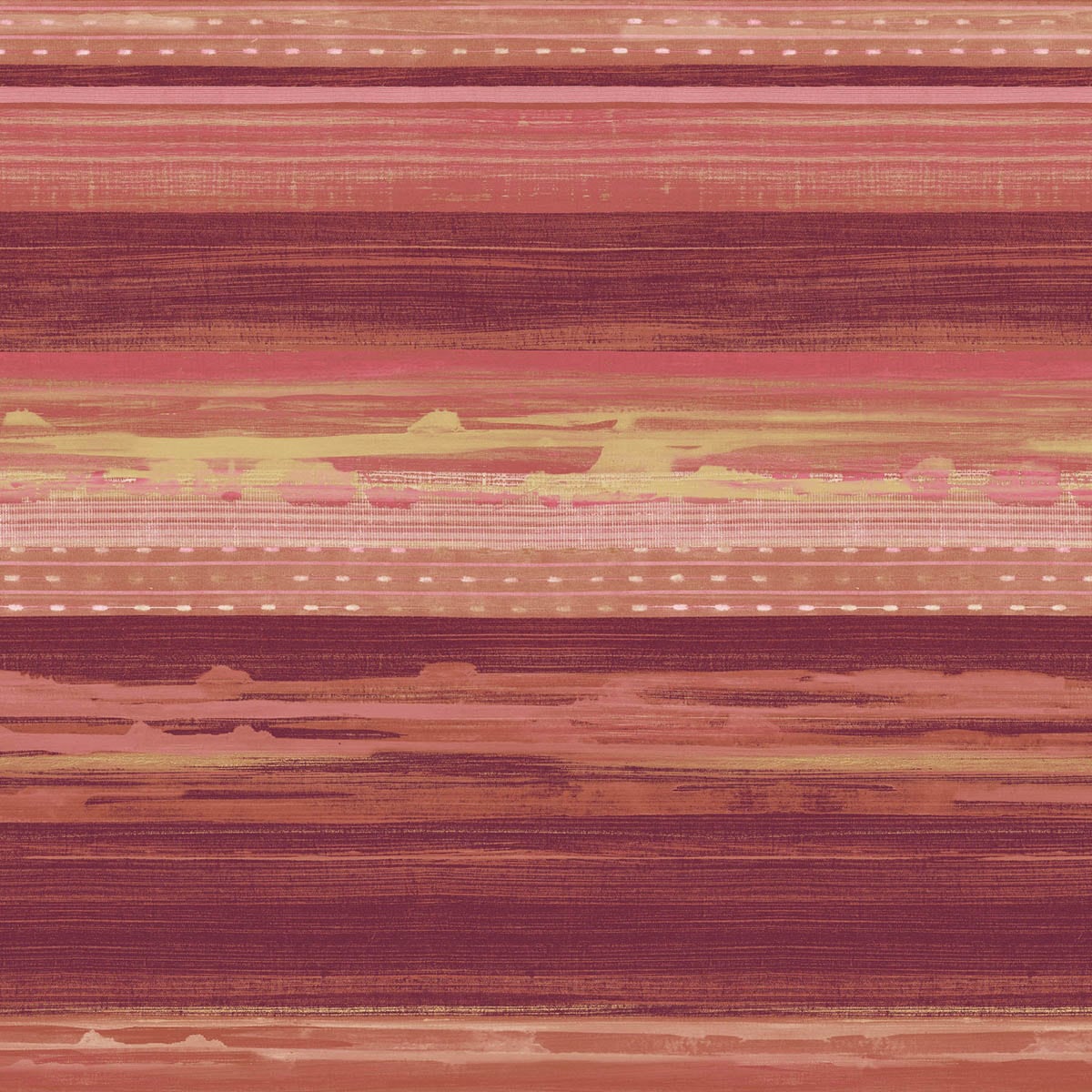 Seabrook Designs Horizon Brushed Stripe Cranberry, Scarlet, And Blonde RY31301 Wallpaper | 40% ...