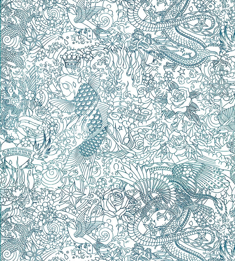 Jean Paul Gaultier Horimono Canard WH033030005 Wallpaper | 40% Off ...