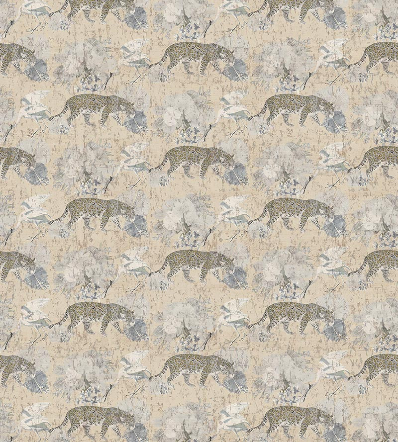 Nicolette Mayer Leopard Walk Cream WNMLEOP0004 Wallpaper | 40% Off ...