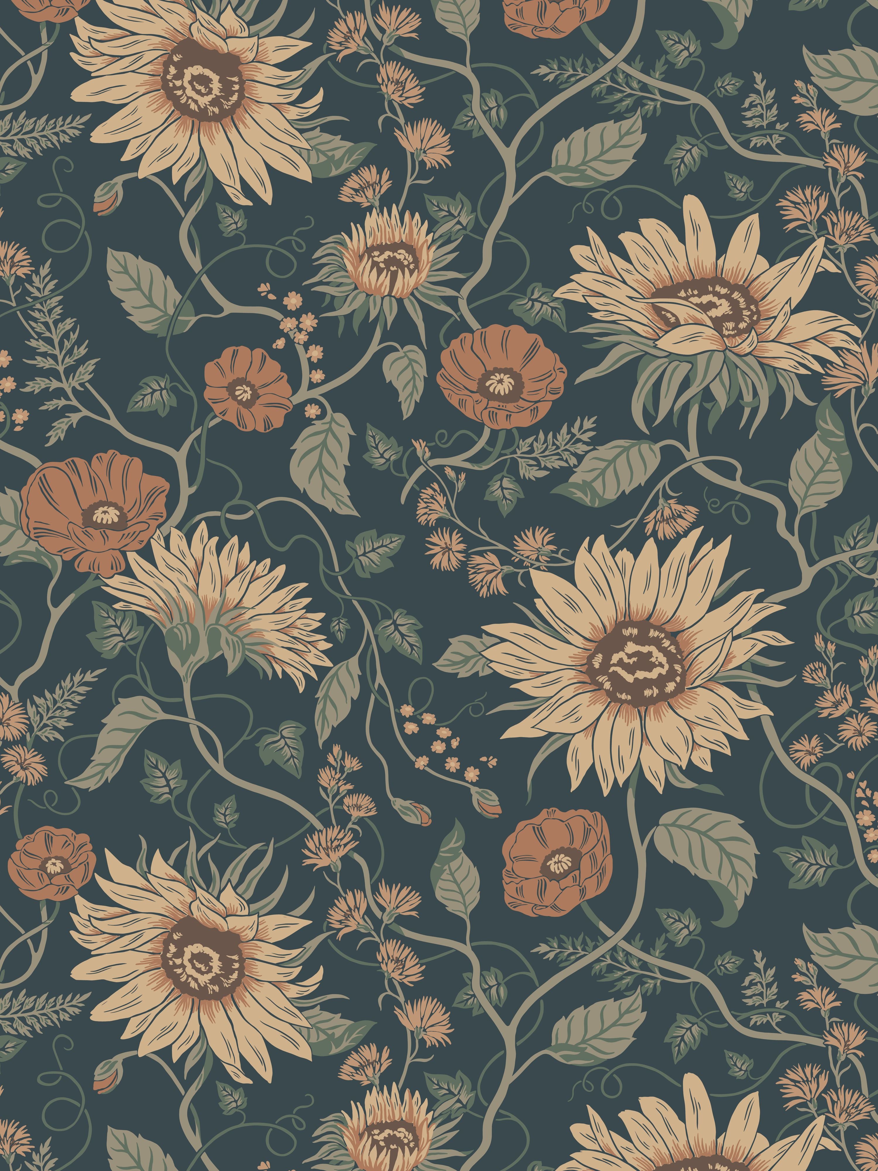 Scalamandre Solveig Midnight Blue WSBSOLV0480 Wallpaper | 40% Off (Samples)