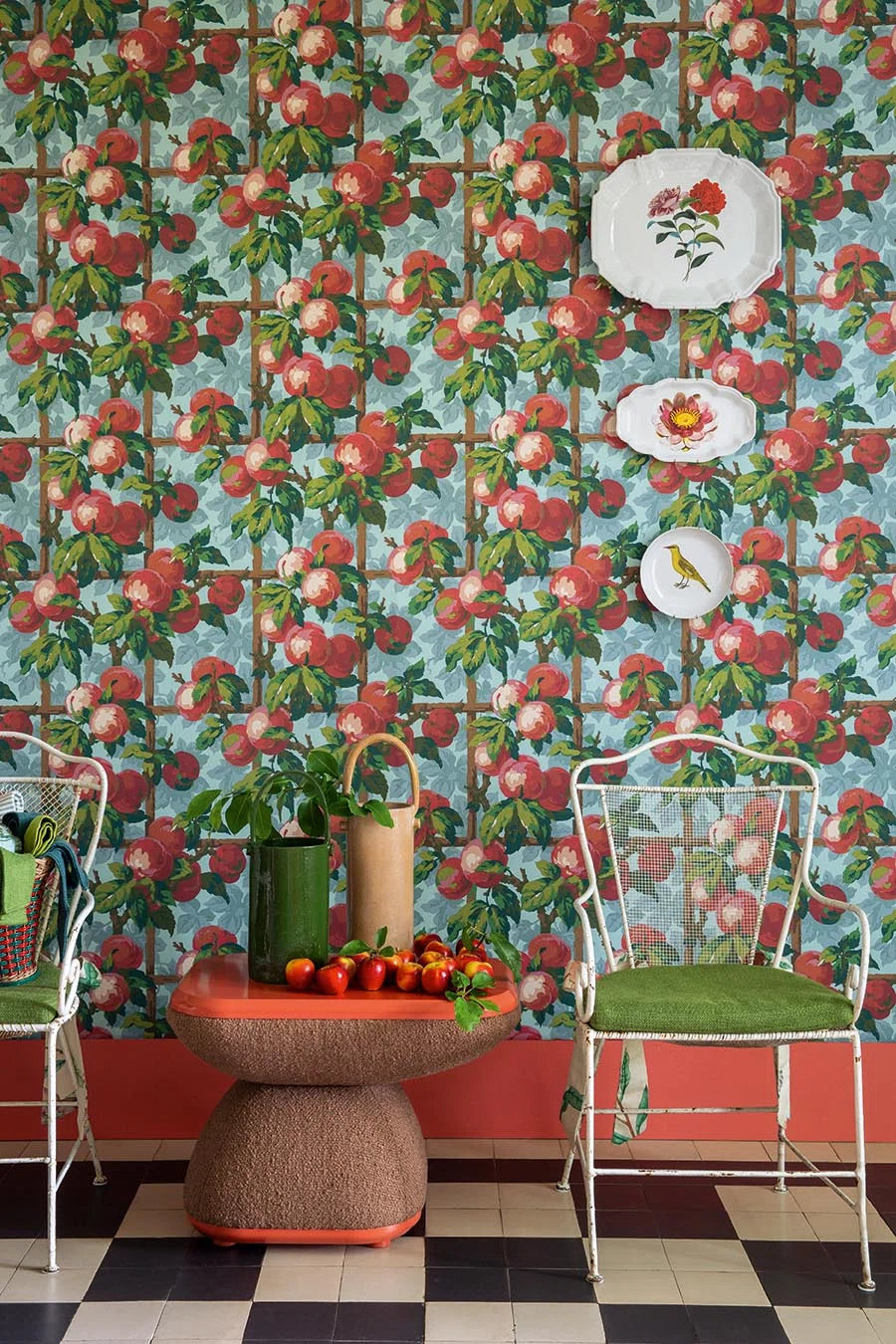 Pierre Frey Galla Rouge FP094002 Wallpaper | 40% Off (Samples)