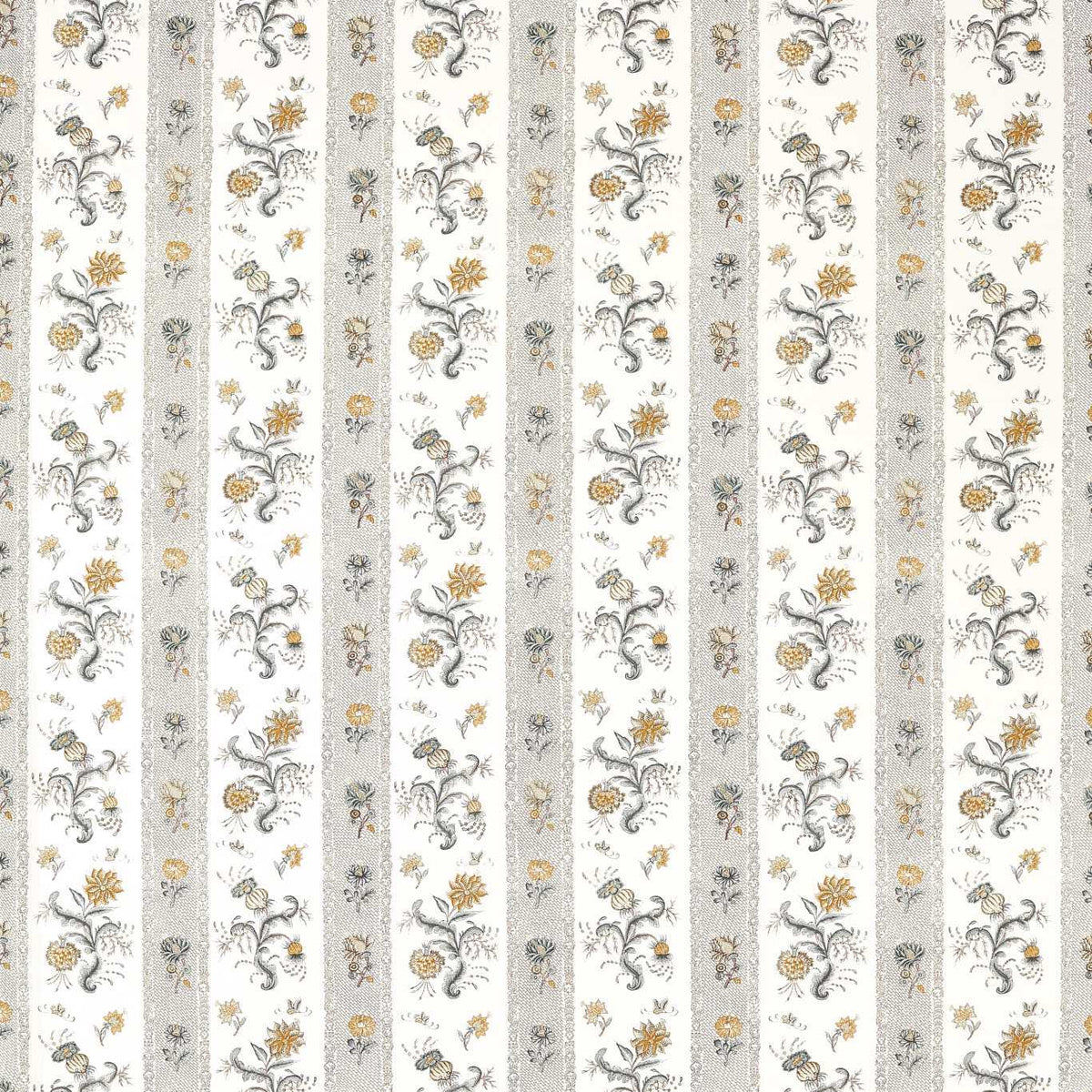 Zoffany Papaver Stripe Platinum/Sage ZINF322776 Sample | 40% Off (Samples)