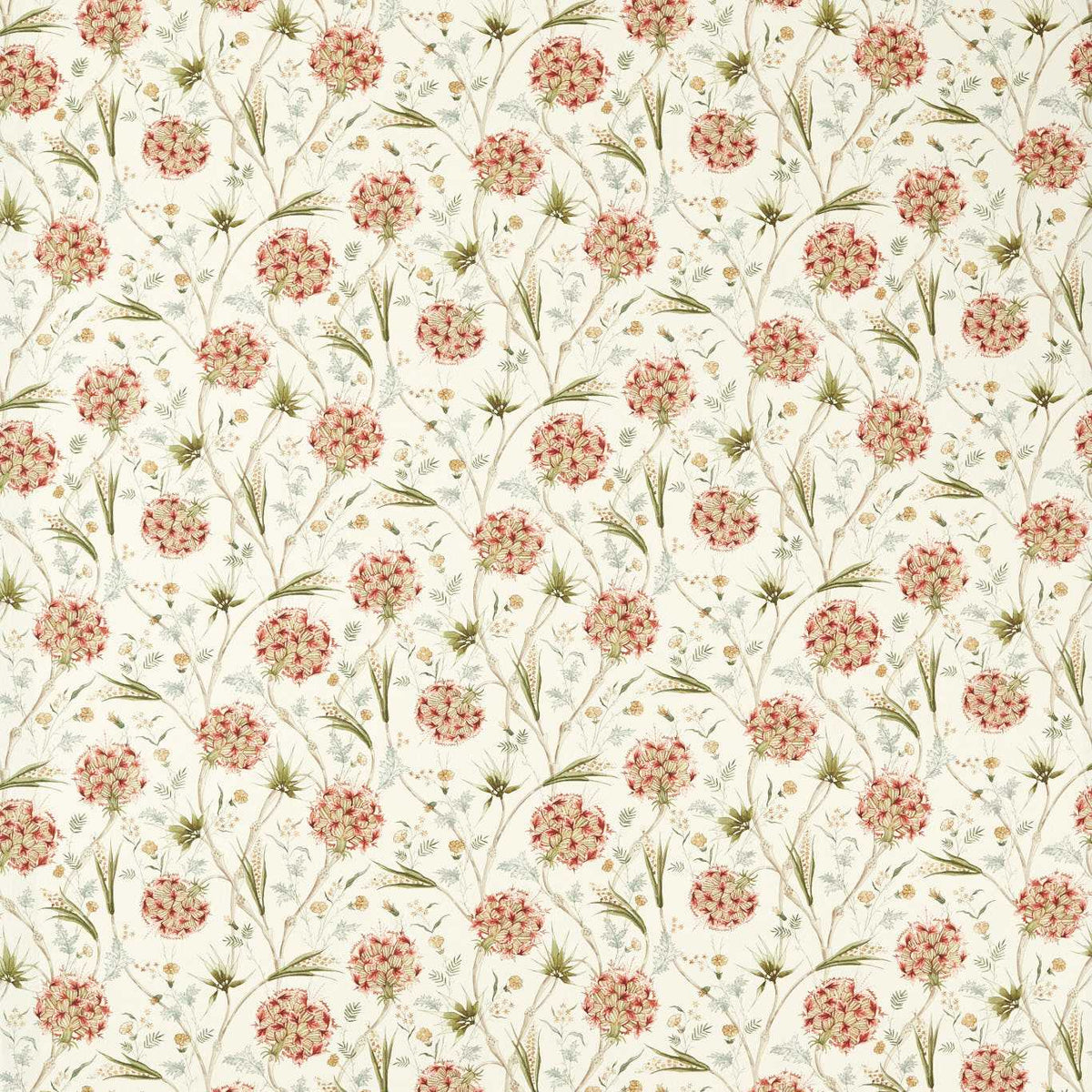 Zoffany Wallichi Russet/Olive ZINF322783 Fabric | 40% Off (Samples)