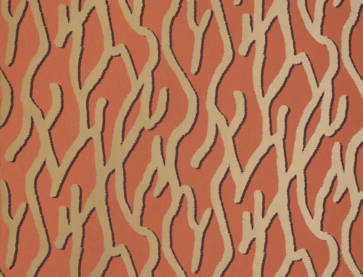Jim Thompson Pacific Coral Coral Red JT021071006 Wallpaper | 40% Off ...