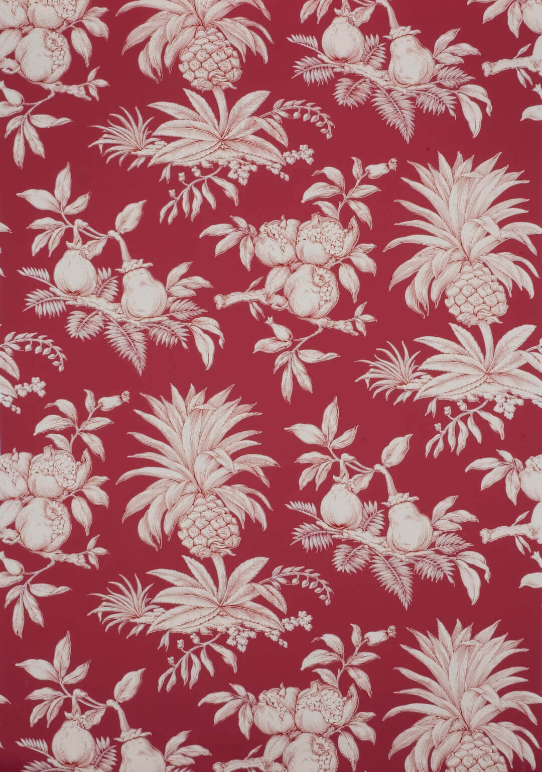 Boussac Dandy Red W4764001 Wallpaper | 40% Off (Samples)