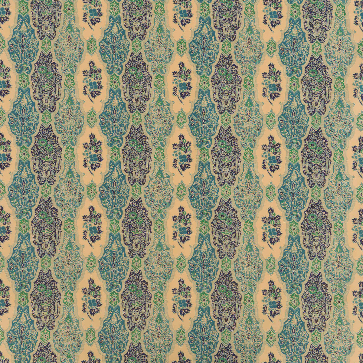 Le Manach Batik Raisin Vert L3673101 Fabric | 40% Off (Samples)