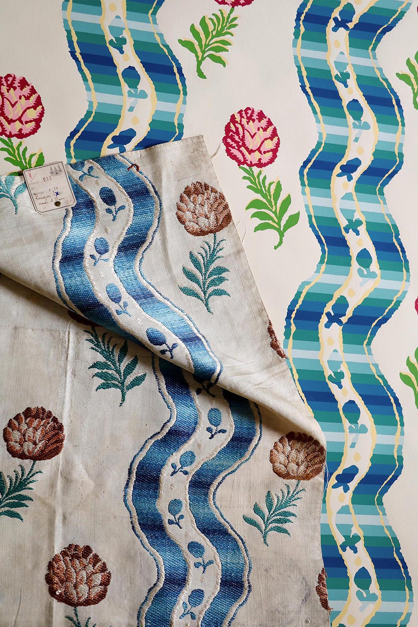 Le Manach Pommes De Pin Creme L2454003 Fabric | 40% Off (Samples)