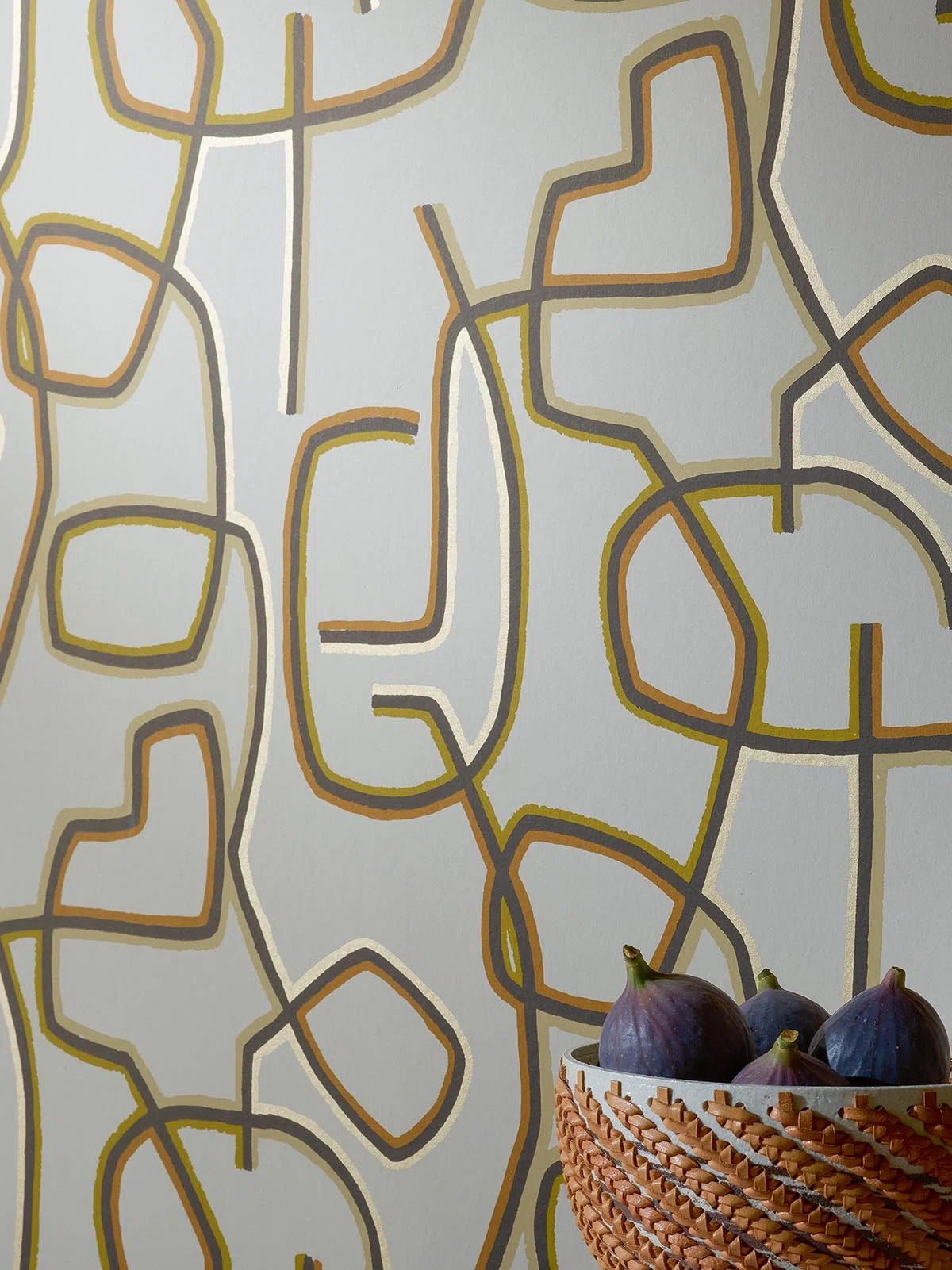 Pierre Frey Graphic Ocre FP070001 Sample | 40% Off (Samples)