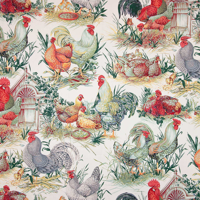 Pierre Frey La Basse Cour Paille F2198002 Fabric | 40% Off (Samples)