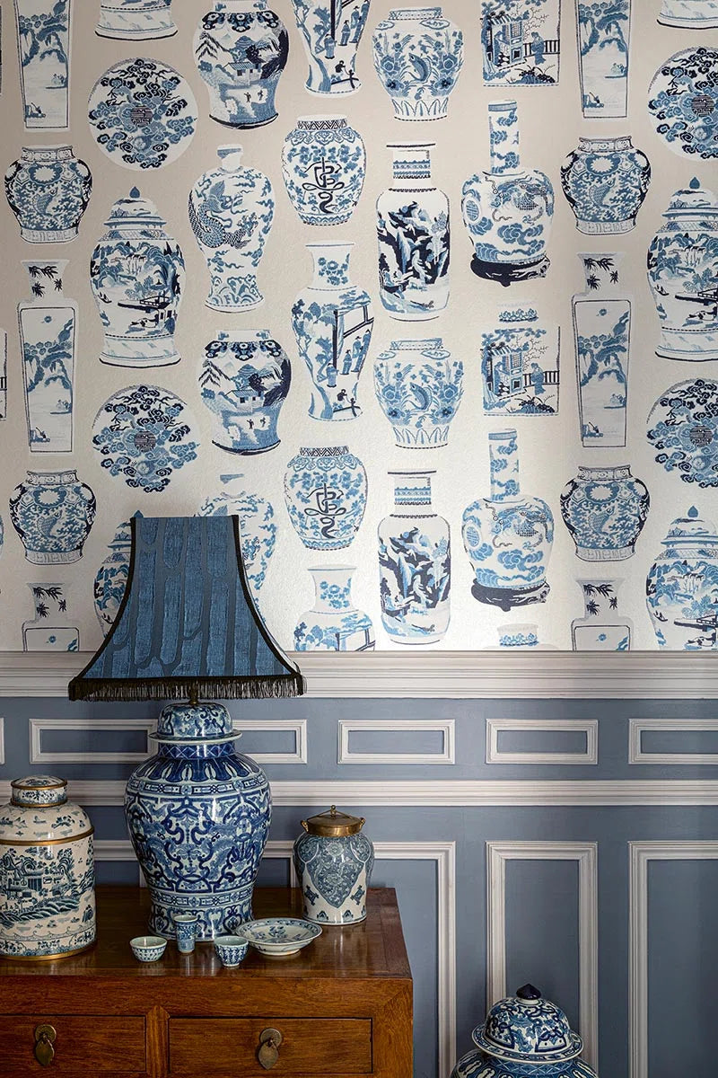 Pierre Frey Qinghua Grand Bleu De Chine FP080002 Sample | 40% Off (Samples)