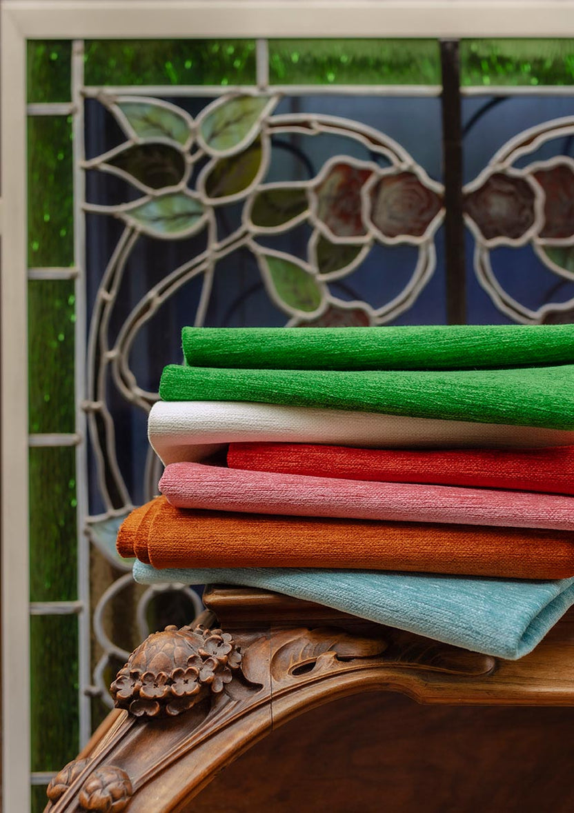 Le Manach Chenille De Tours Bleu Ocean L4289_CDT_C535 Fabric | 40% Off ...