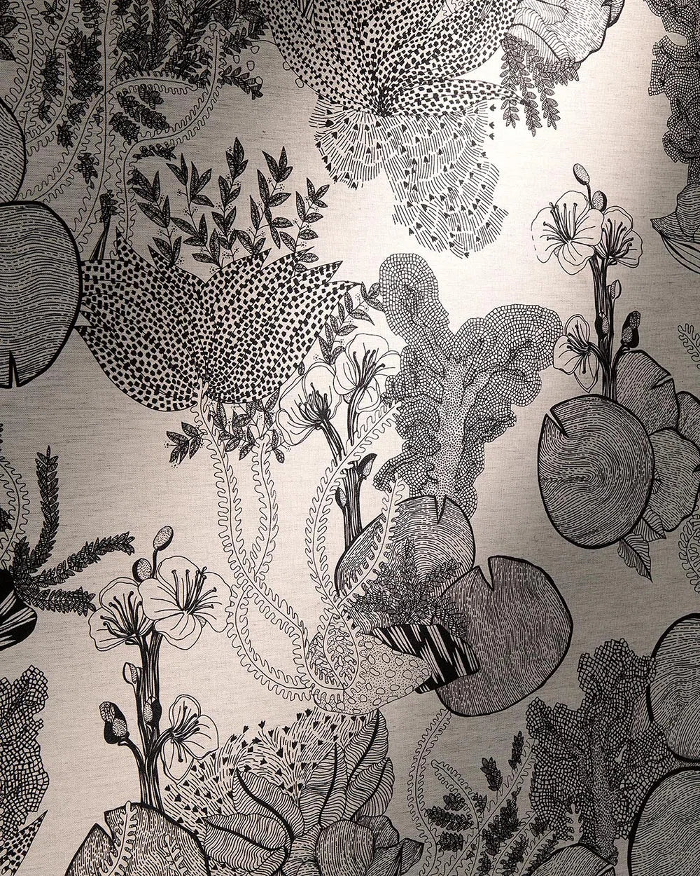 Pierre Frey Punta Cana Encre FP007001 Wallpaper | 40% Off (Samples)
