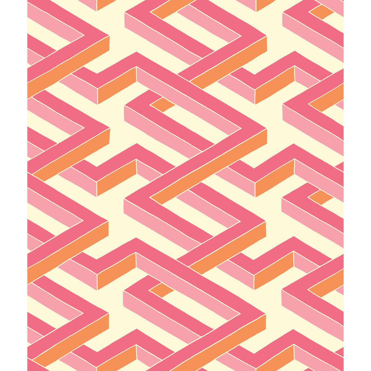 Cole & Son Luxor Pink 105/1004.CS.0 Wallpaper | 40% Off (Samples)