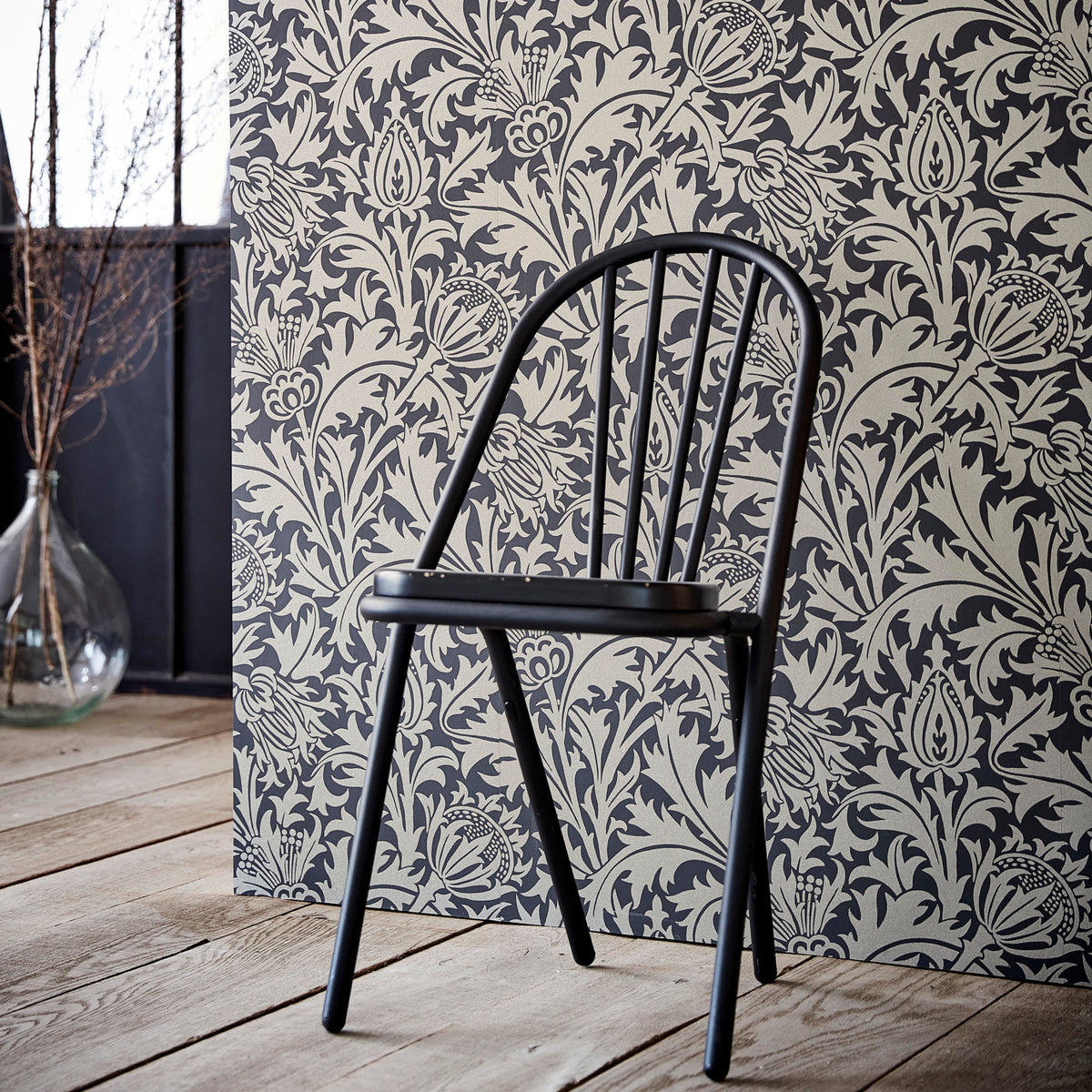 Morris & Co Pure Thistle Pebble DMPN216551 Wallpaper | 40% Off (Samples)