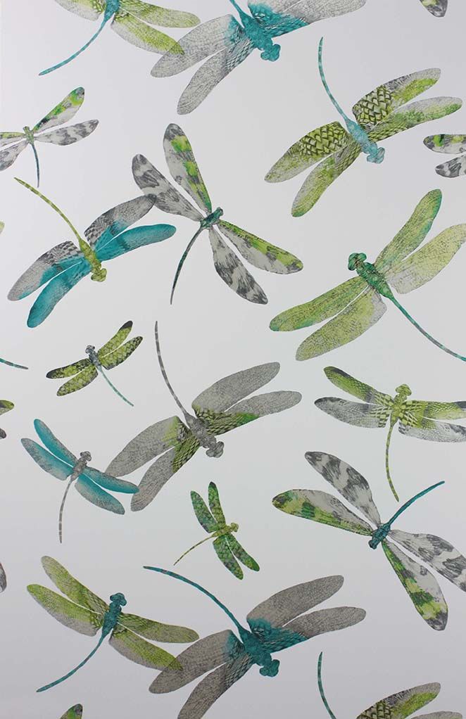Matthew Williamson Dragonfly Dance 1 W6650-01 Wallpaper | 40% Off (Samples)
