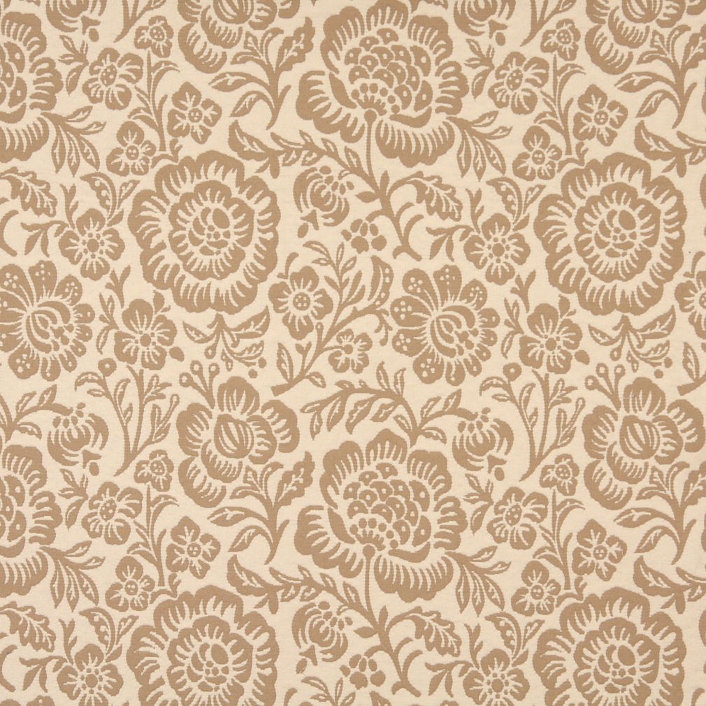 Charlotte 6401 Cream Floral Fabric | 40% Off (Samples)